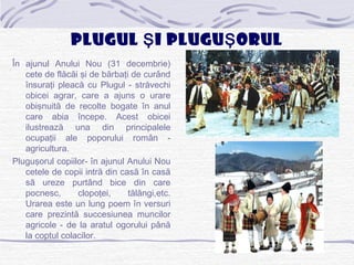 Sarbatorile de iarna la romani | PPT