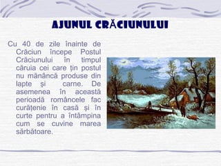 Sarbatorile de iarna la romani | PPT