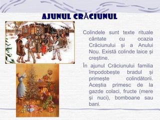 Sarbatorile de iarna la romani | PPT