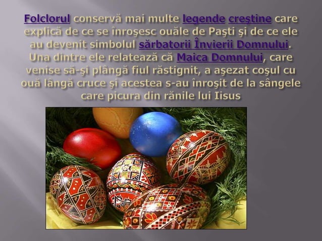Sarbatorile Pascale | PPTX
