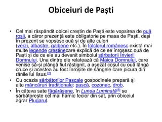 Sarbatorile pascale | PPTX