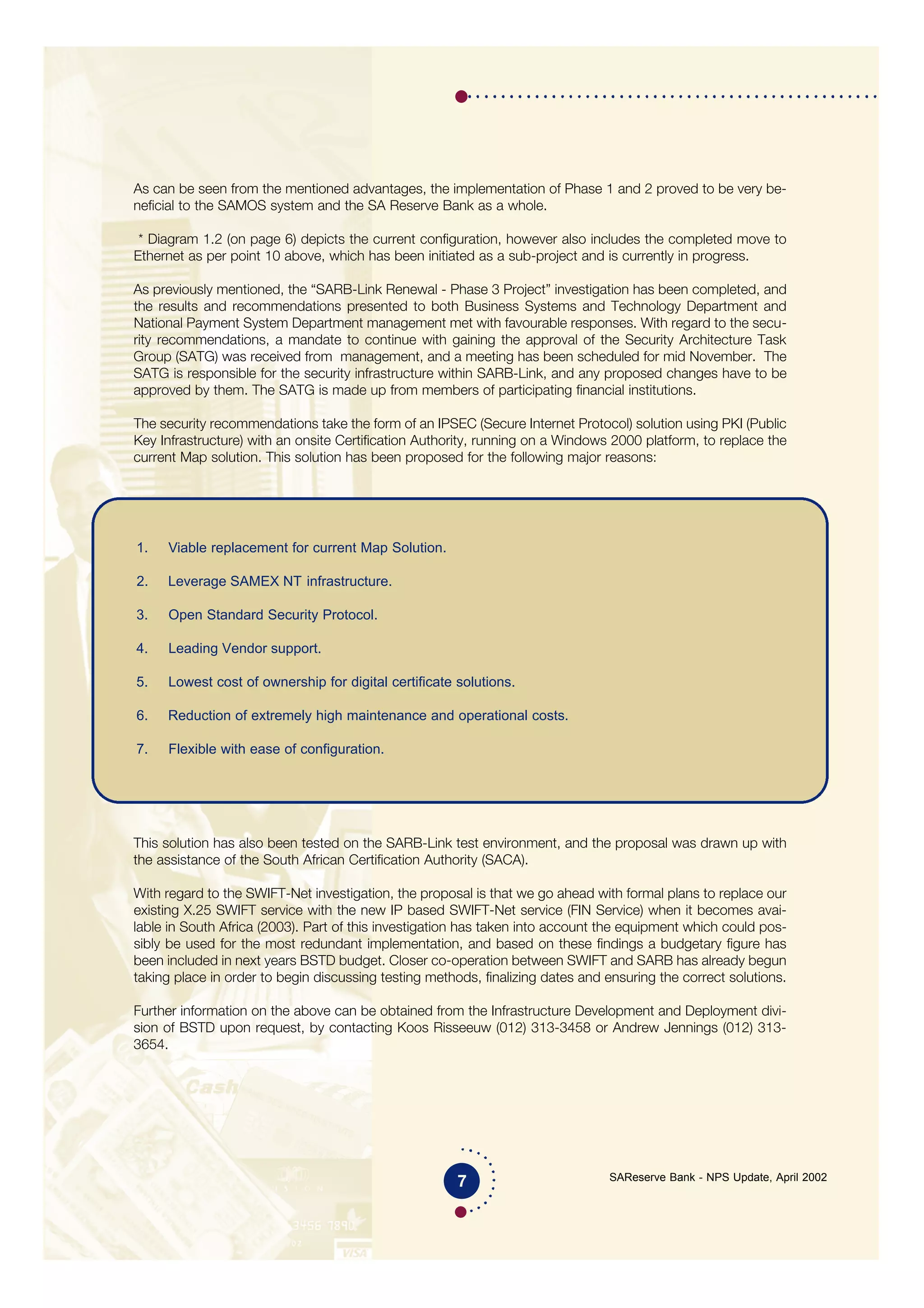 Sarb nps update apr2002 | PDF