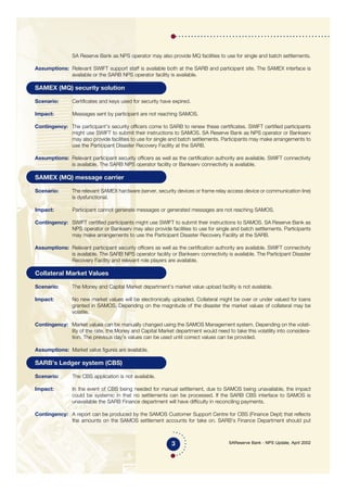 Sarb nps update apr2002 | PDF