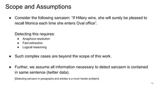 Sarcasm Detection: Achilles Heel of sentiment analysis | PPT