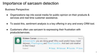 Sarcasm Detection: Achilles Heel of sentiment analysis | PPT