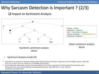 Sarcasm detection literature survey | PPT