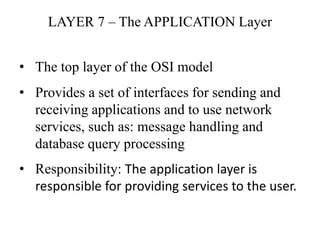 Sargation university's open system interconnection | PPT
