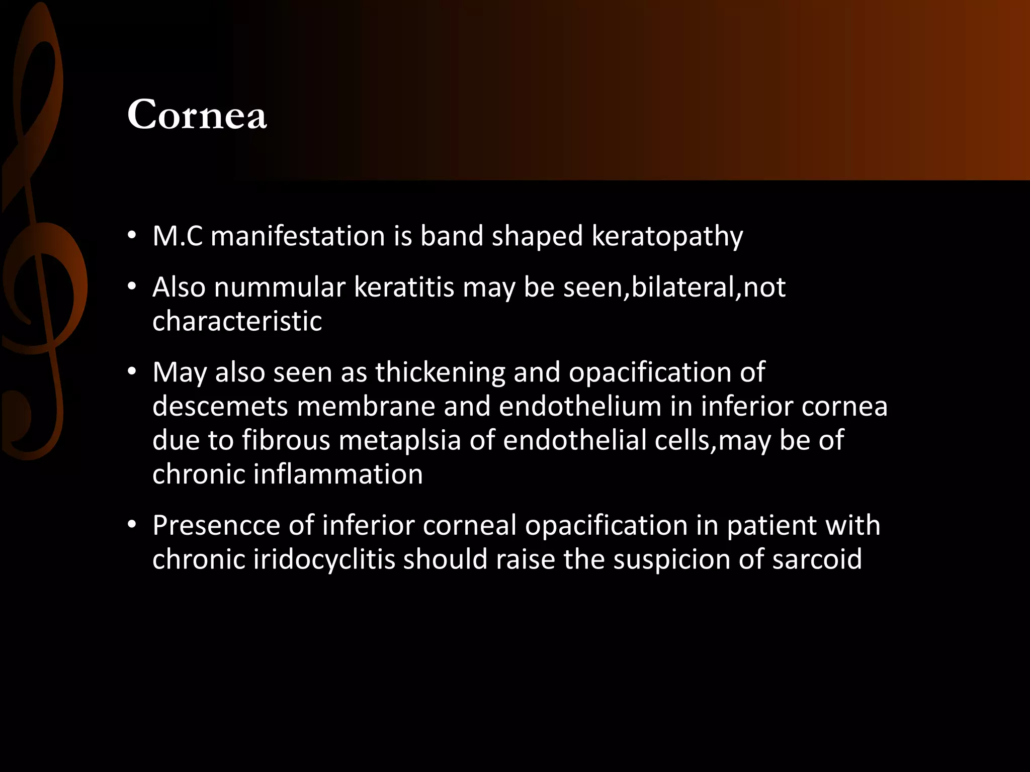 ocular Sarcoidosis | PPTX