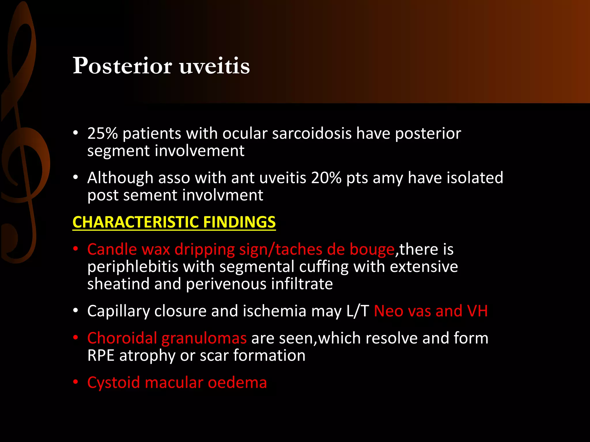 ocular Sarcoidosis | PPTX