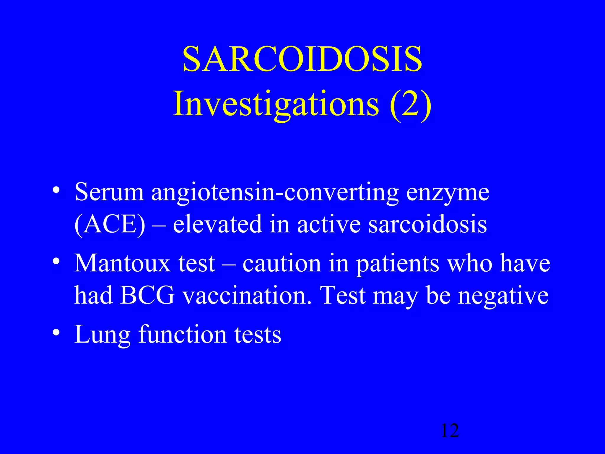 Sarcoidosis | PPT