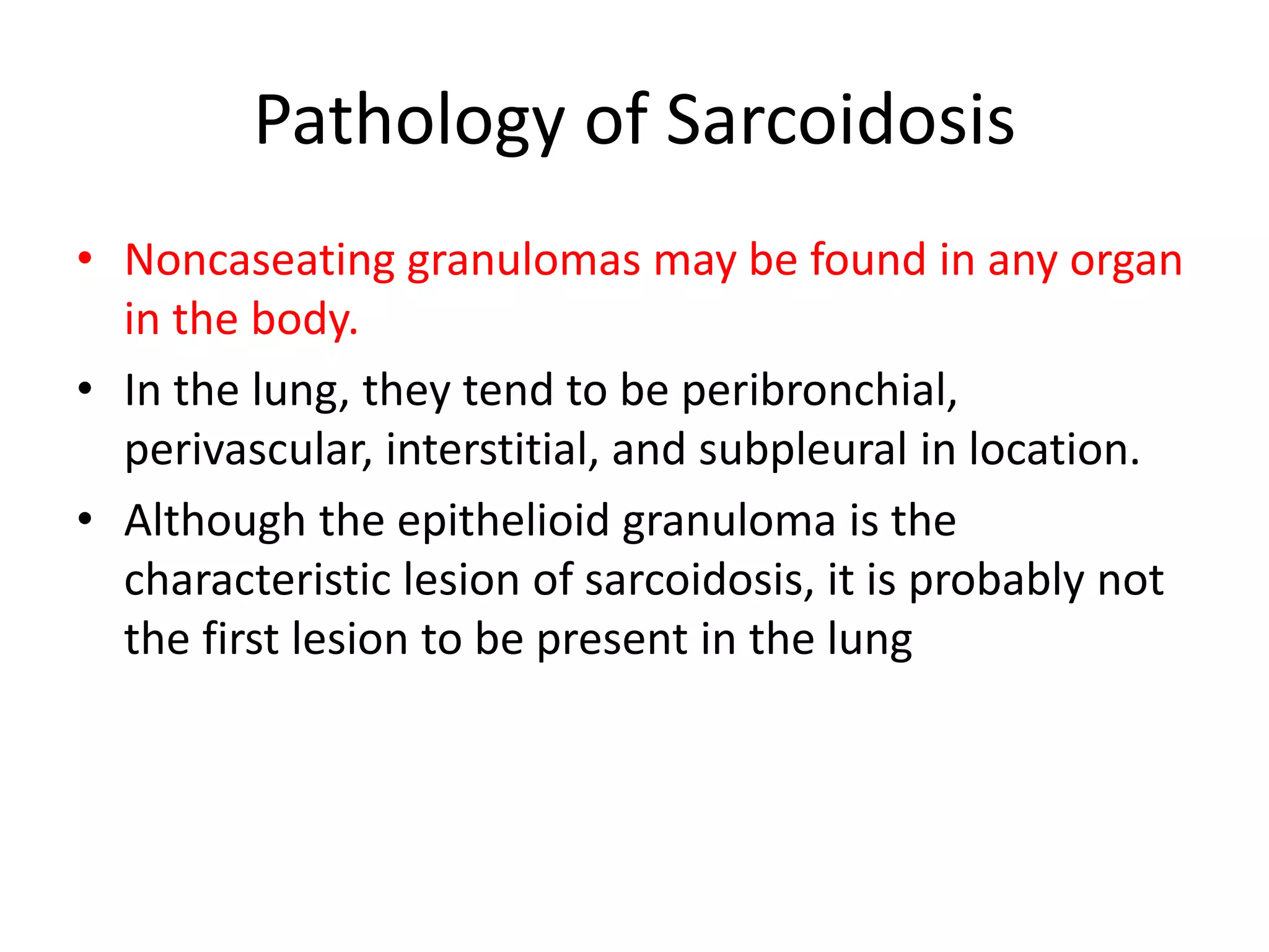 Sarcoidosis | PPT