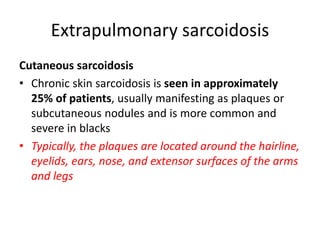 Sarcoidosis | PPTX