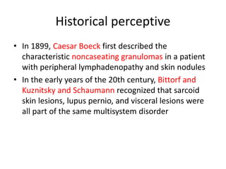 Sarcoidosis | PPTX