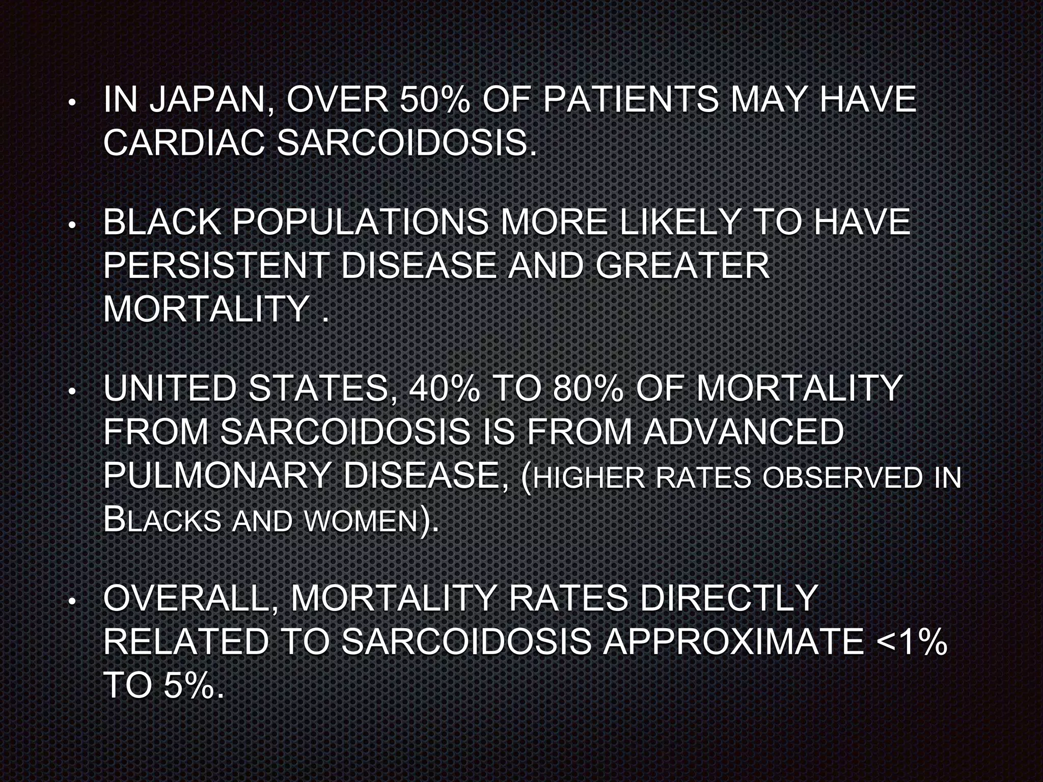 Sarcoidosis | PPTX