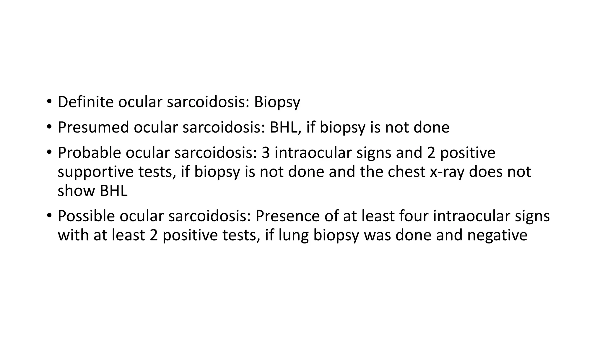 Sarcoidosis | PPTX