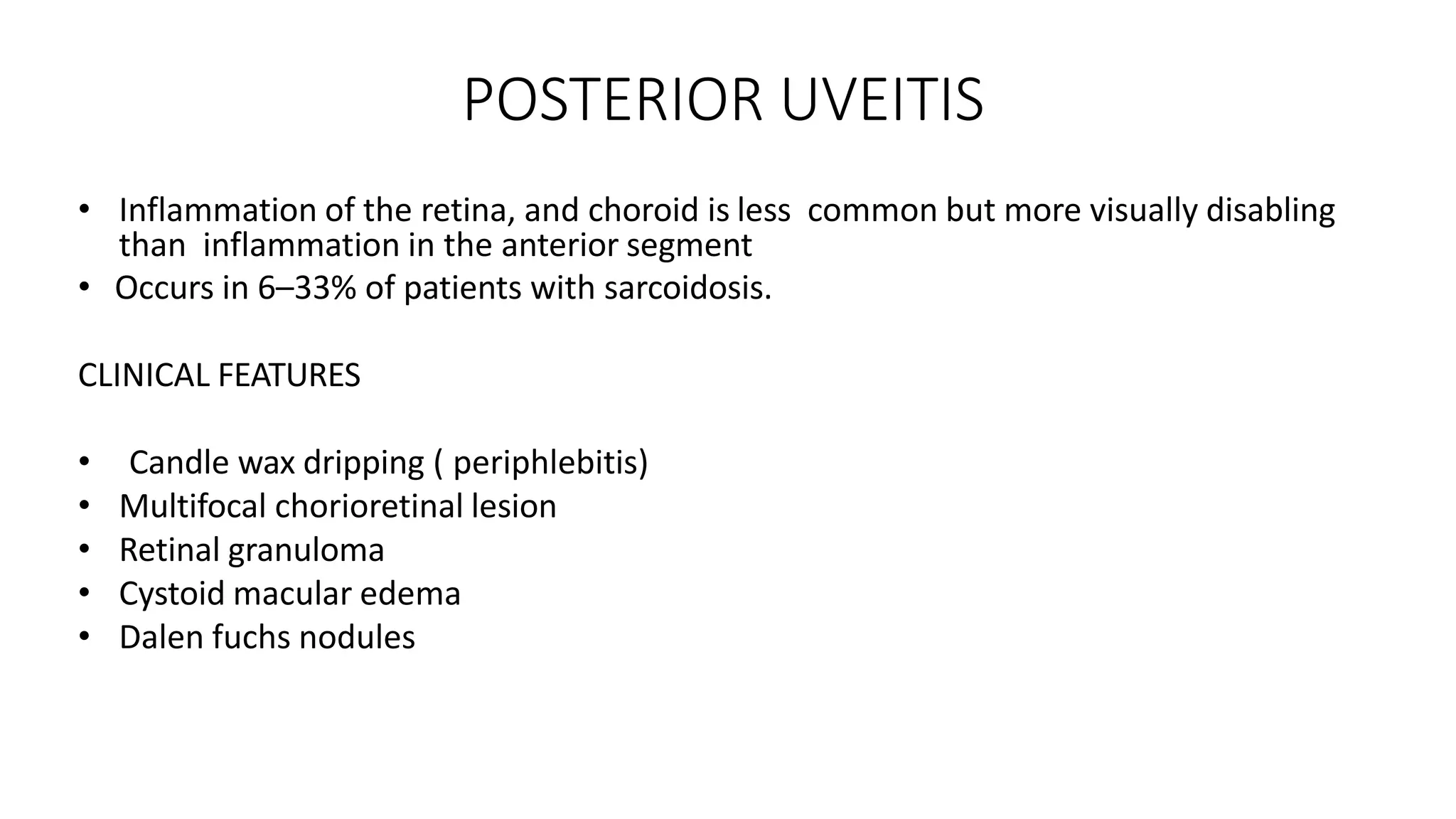 Sarcoidosis | PPTX