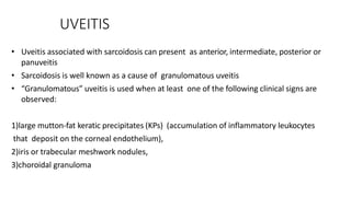 Sarcoidosis | PPTX
