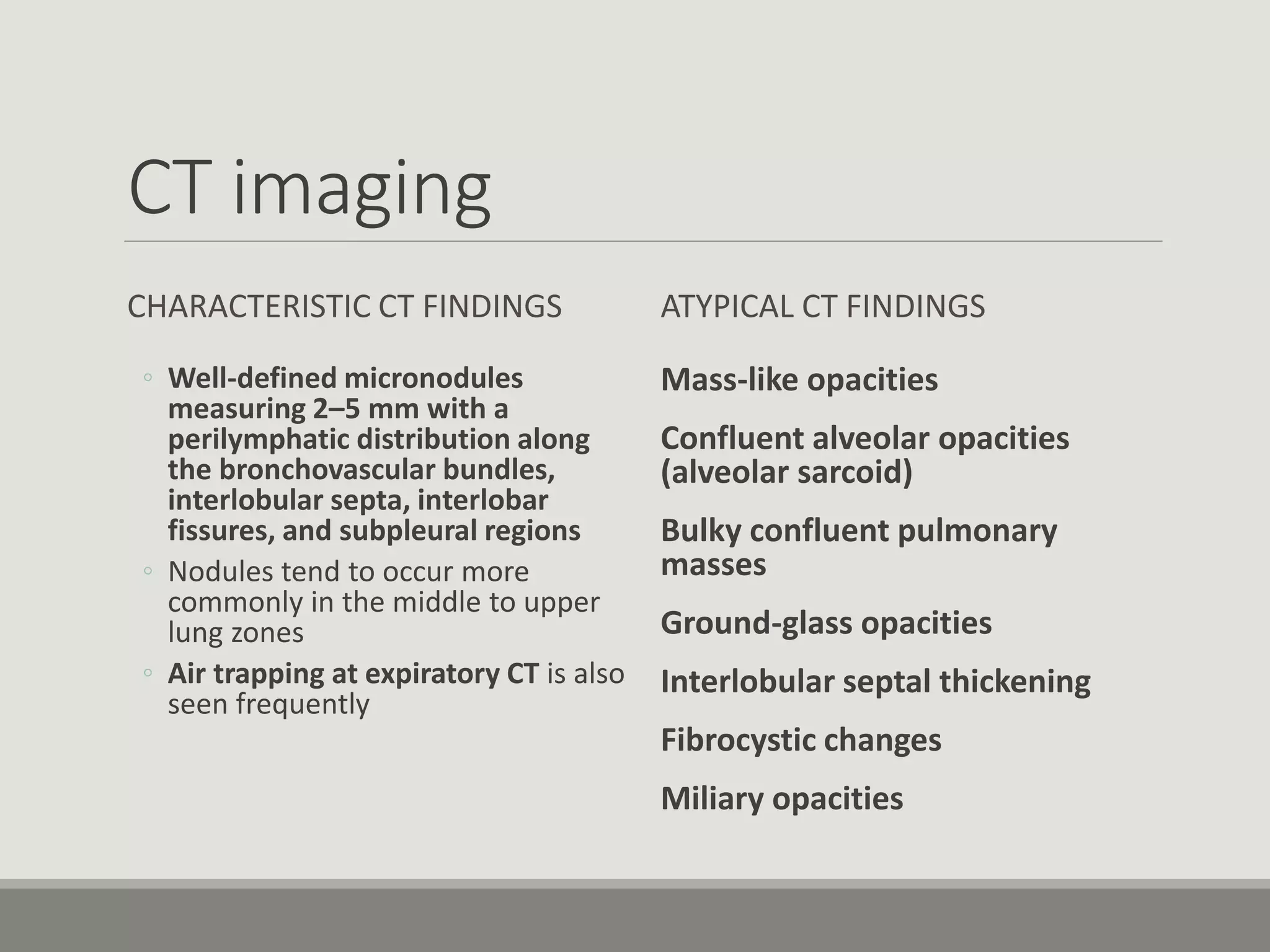 Sarcoidosis from head to toe: What the radiologist needs to know | PPTX