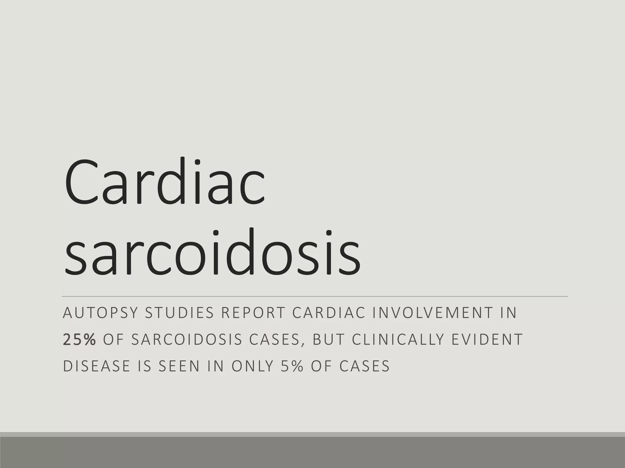 Sarcoidosis from head to toe: What the radiologist needs to know | PPTX