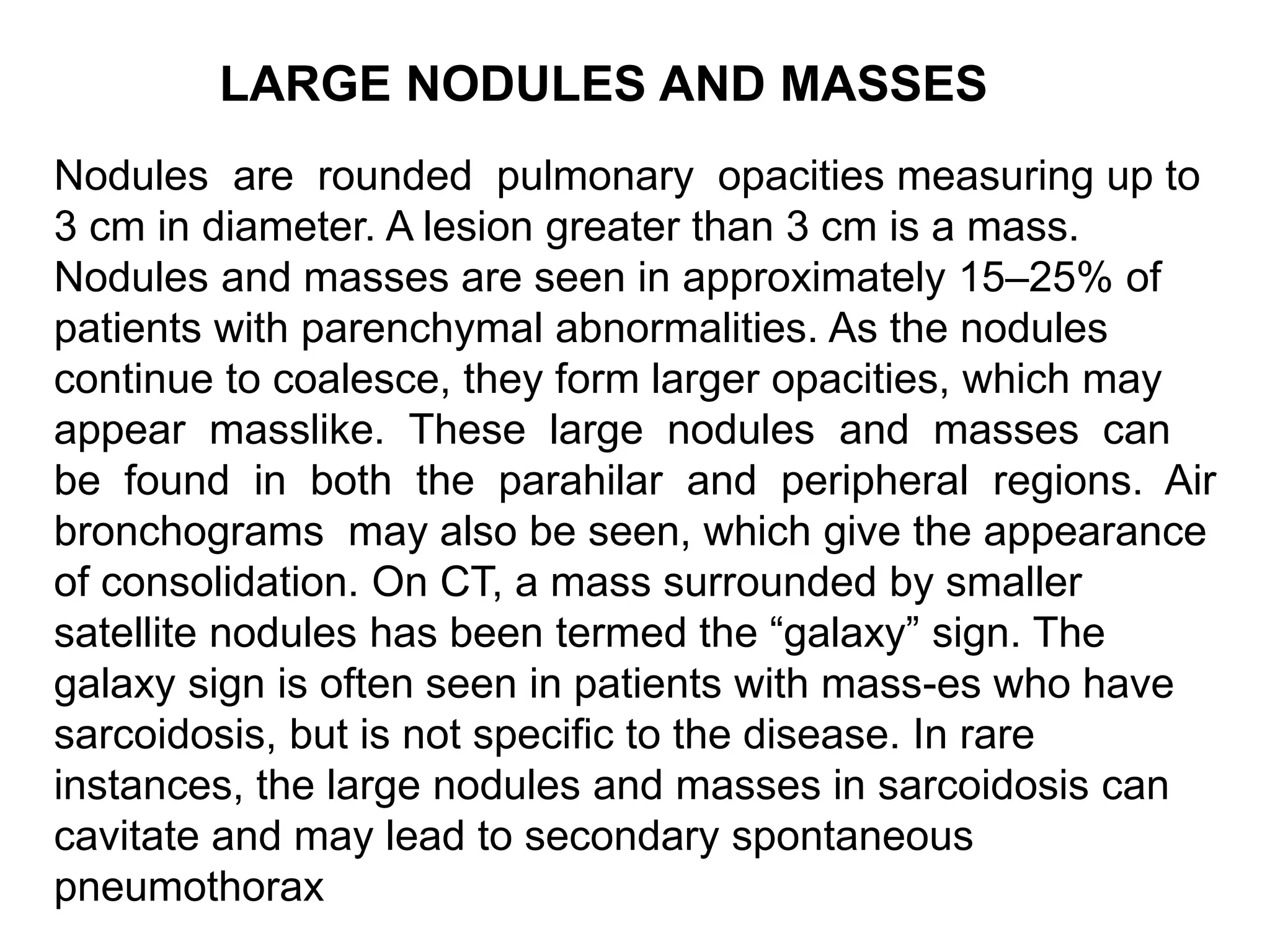 sarcoidosis chest xray and hrct findings | PPTX