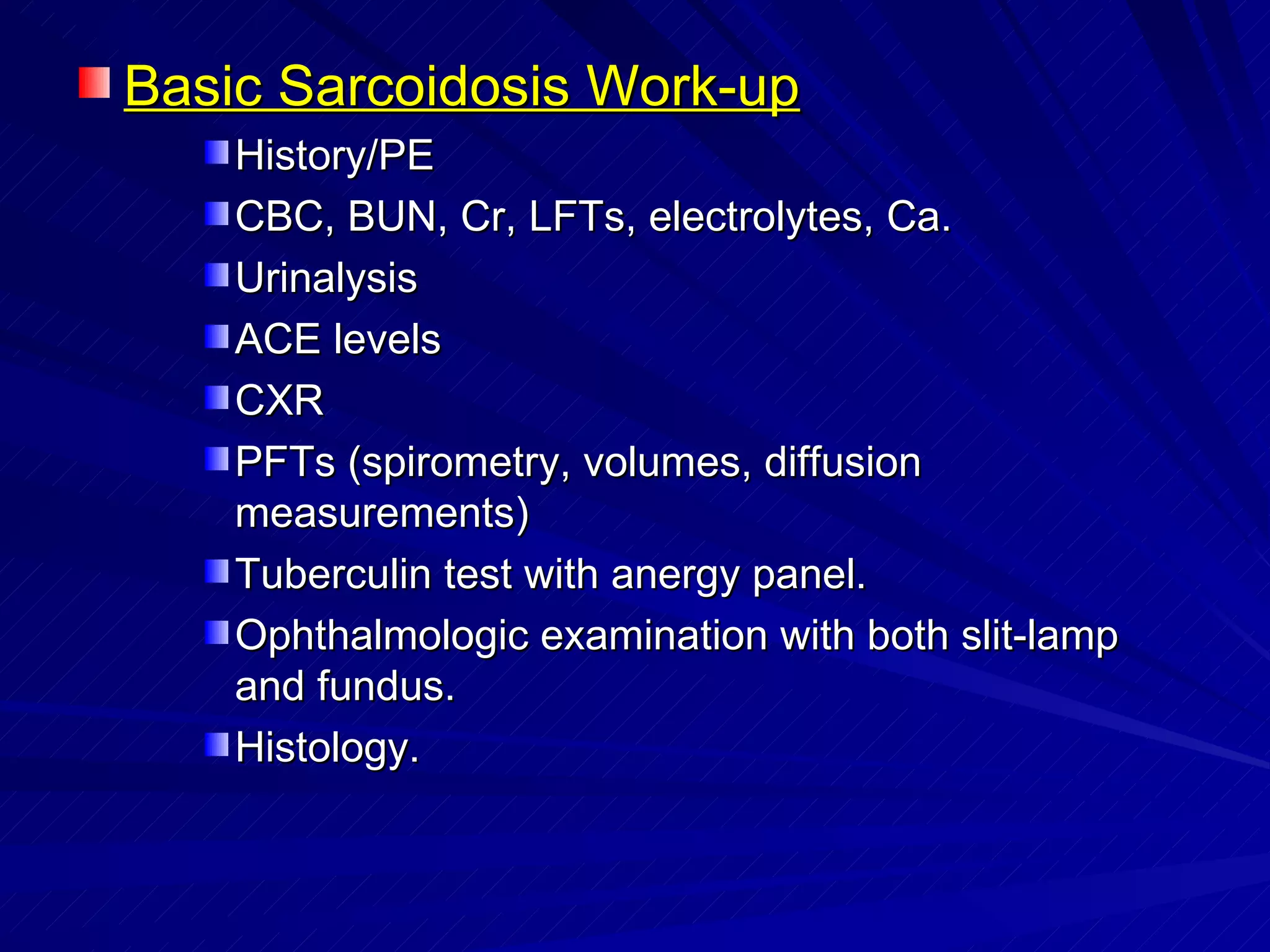 Sarcoidosis agreat mimic | PPT