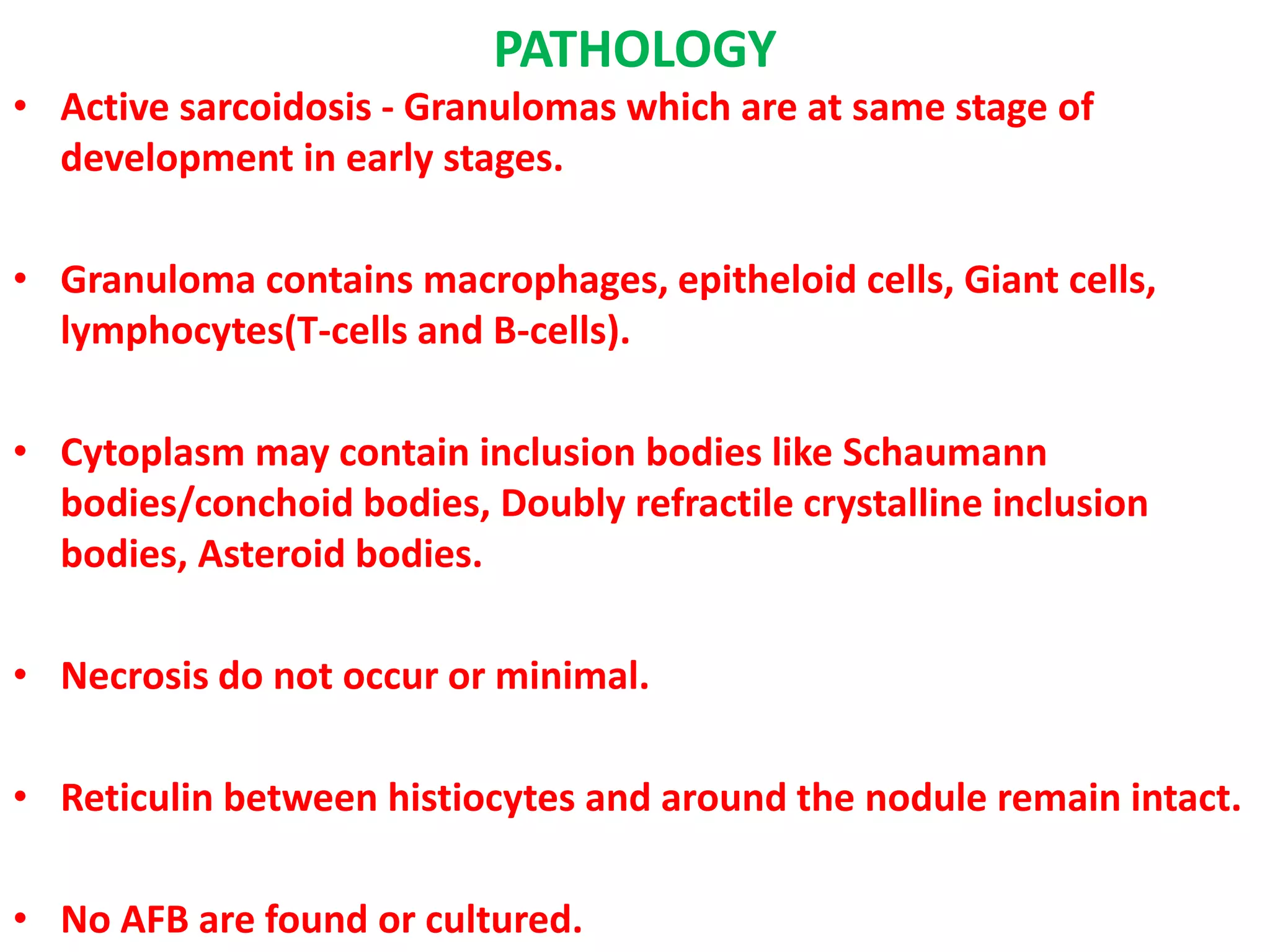 Sarcoidosis by Dr. Neel Chugh | PPTX