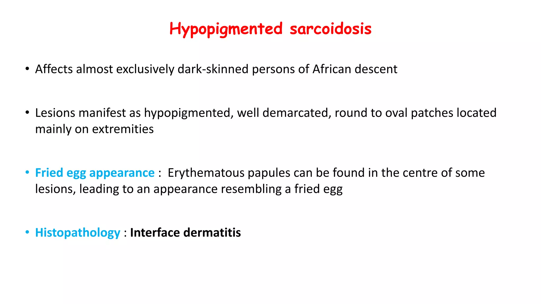 Cutaneous Sarcoidosis, Sarcoidosis, Approach to cutaneous sarcoidosis ...