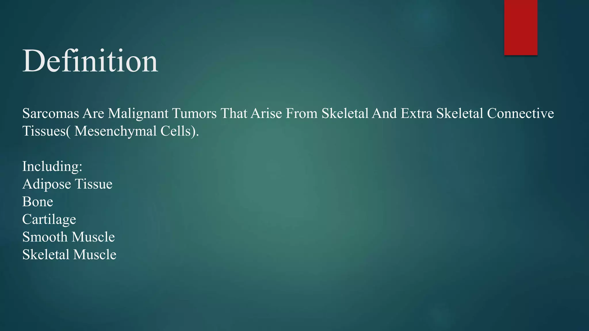 Sarcoma | PPTX