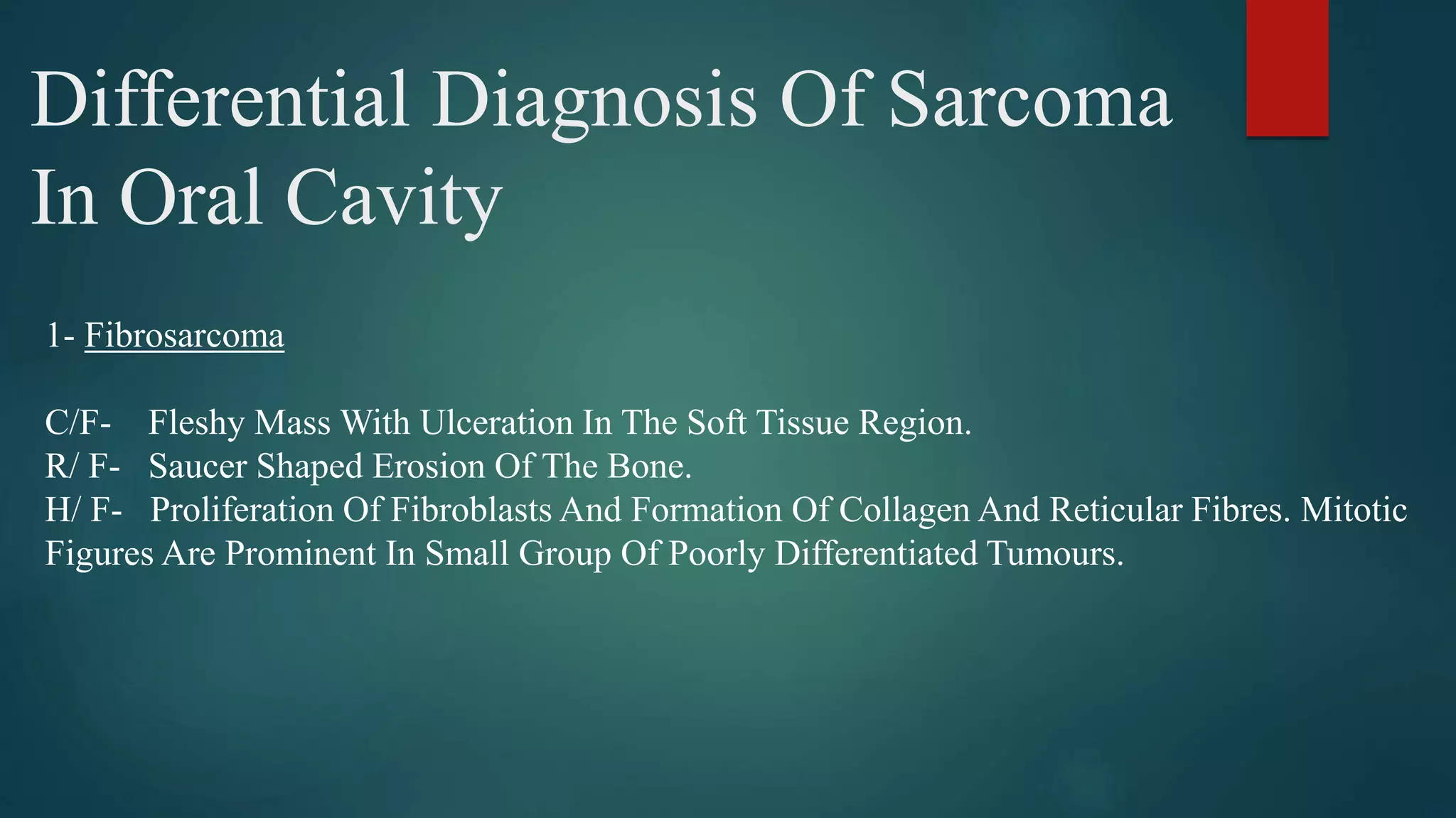 Sarcoma | PPTX