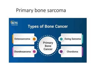 SARCOMA types and categories path. Docu | PPTX