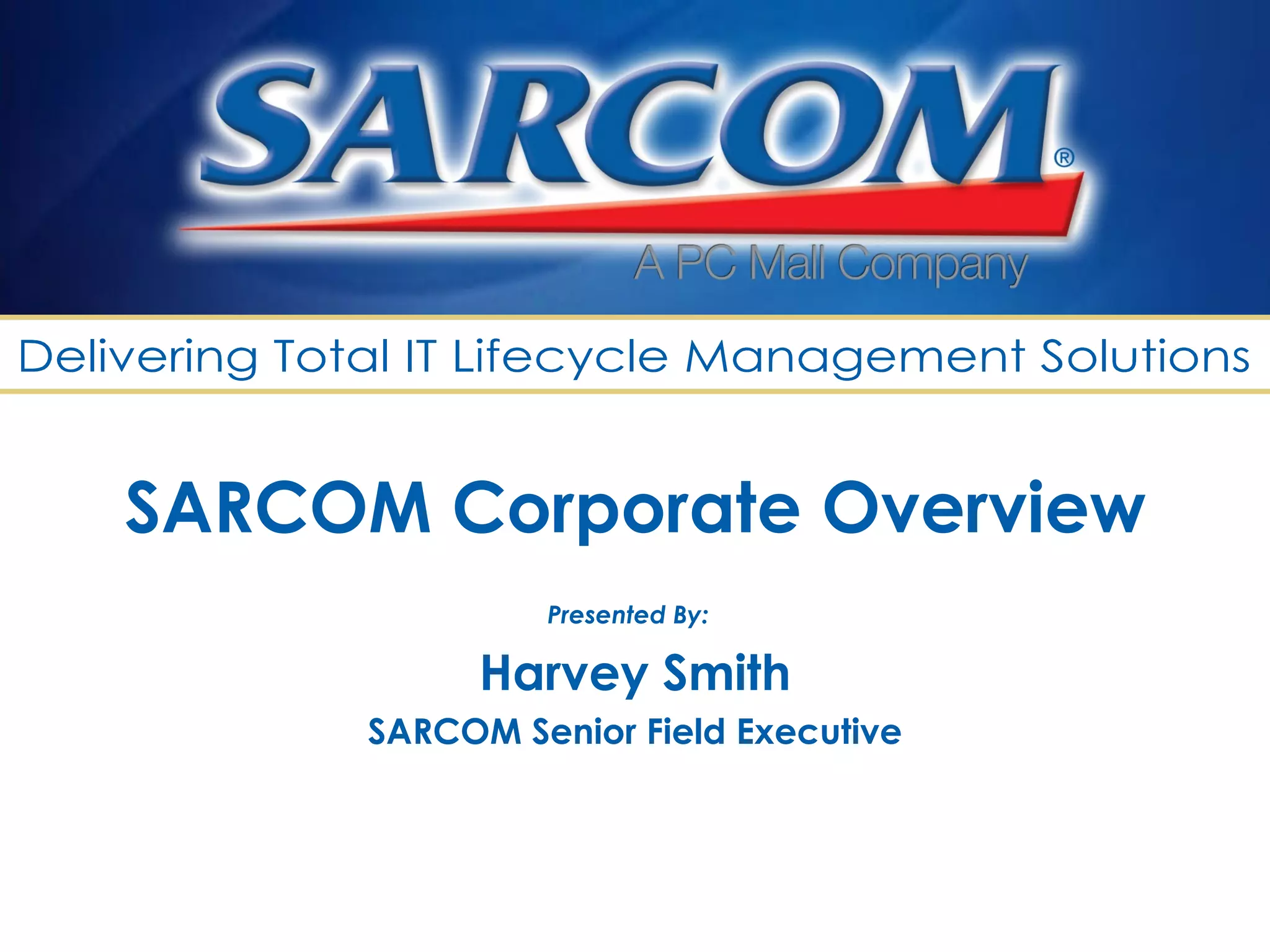 SARCOM Corporate Overview | PPT