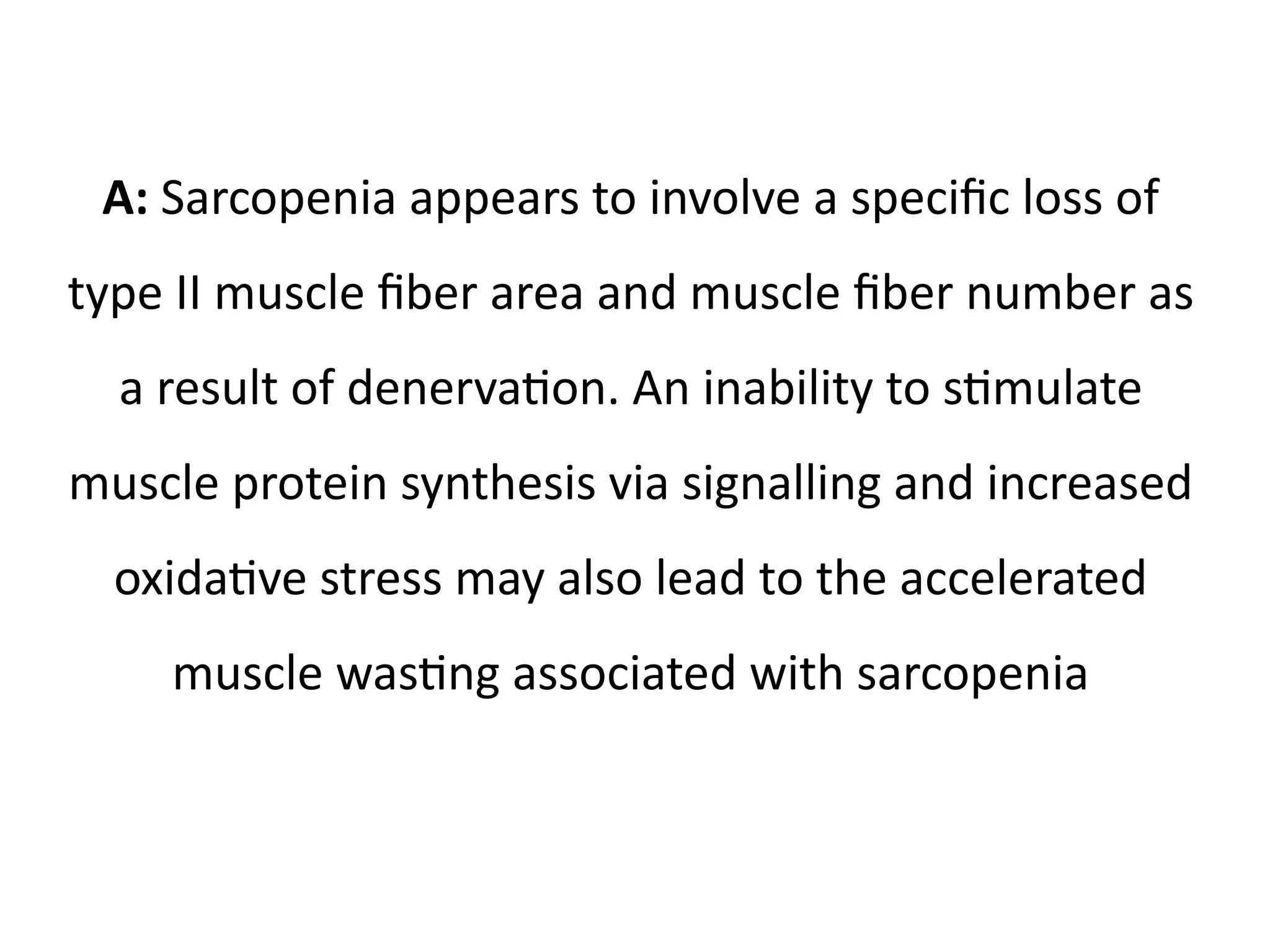 What Is Sarcopenia? Summary, Exercise & Guidelines | PPT