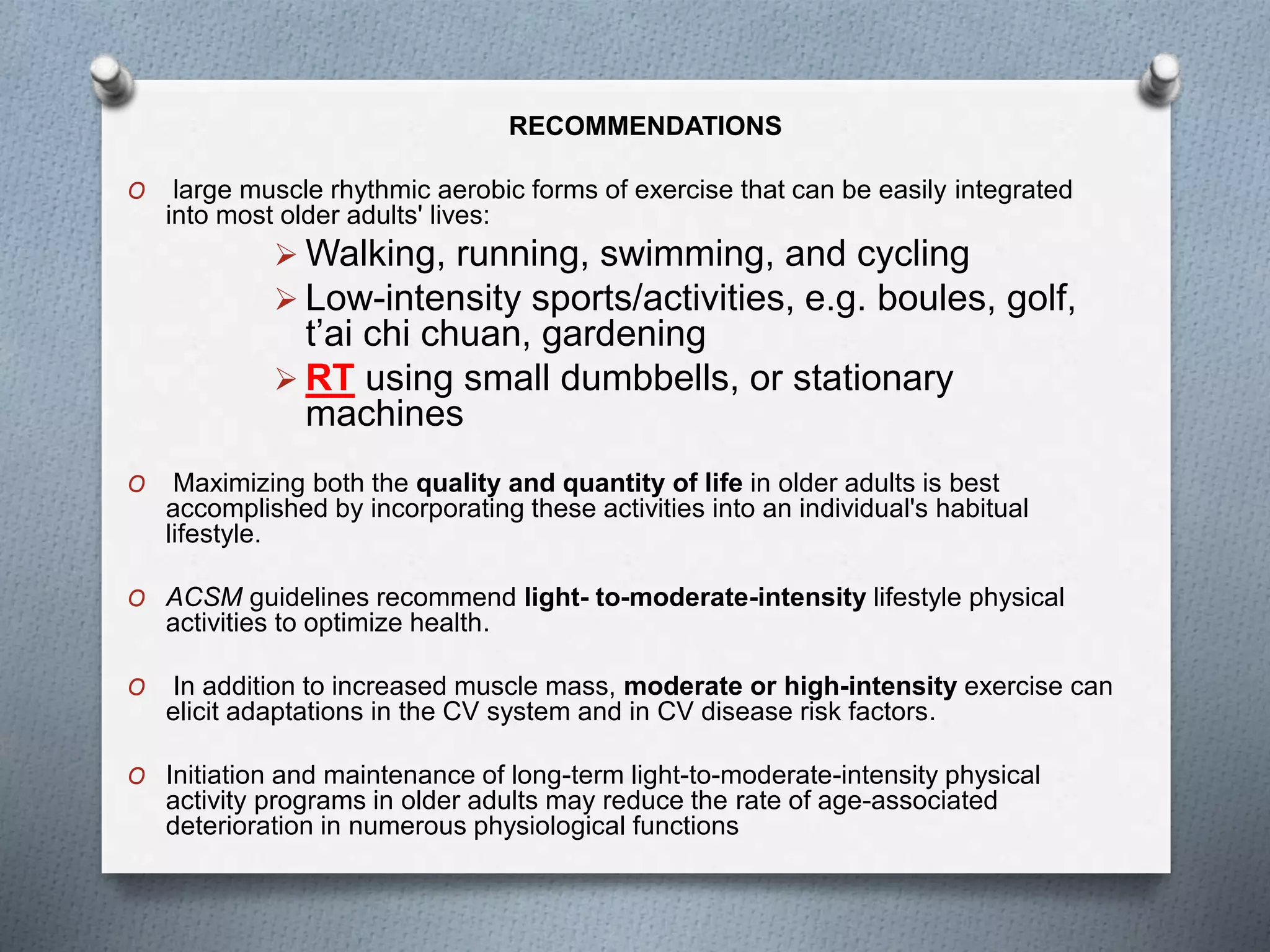 Sarcopenia - identifying, measuring and managing muscle loss in elderly ...