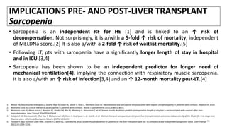 Sarcopenia in Liver Cirrhosis | PPTX