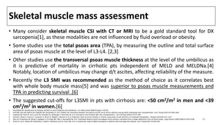 Sarcopenia in Liver Cirrhosis | PPTX