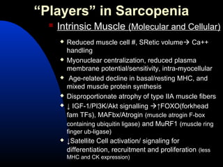 Dr. Hector Lopez - Sarcopenia: Exercise, Nutrition and Beyond | PPT