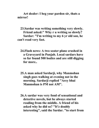 Sardarji's jokes | DOC