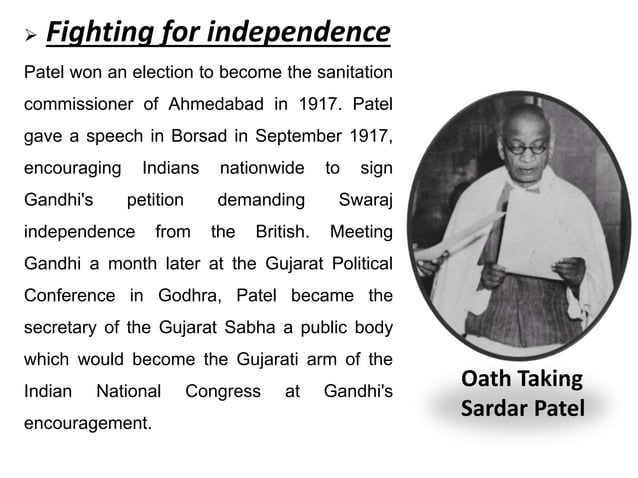 Sardar vallabh bhai patel | PPSX