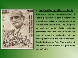 Sardar vallabhbhai patel | PPSX