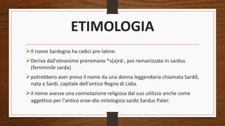 SARDEGNA (Regioni dell'Italia ) Sardinia | PPTX | Geography | Science