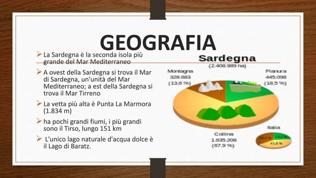 SARDEGNA (Regioni dell'Italia ) Sardinia | PPTX | Geography | Science