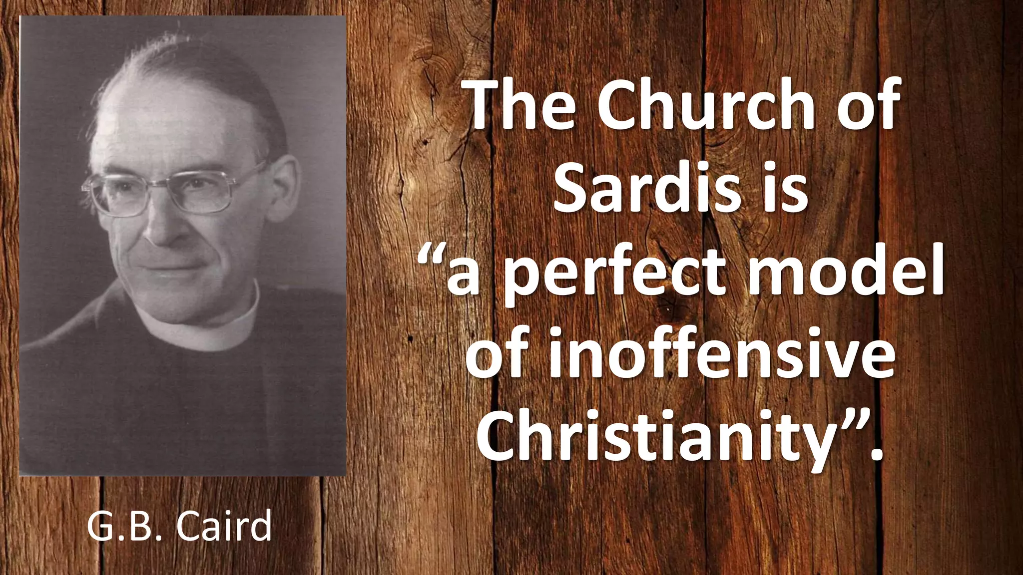 7 Letters: The Church of Sardis | PPTX