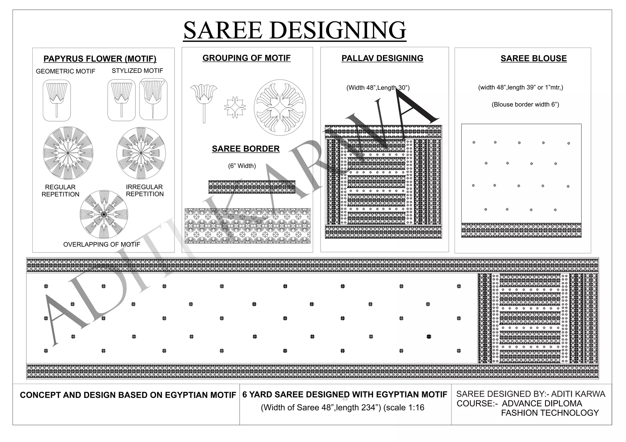 Saree design development | PDF