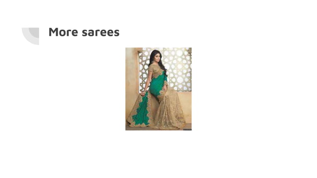 Sarees test presentation | PPTX