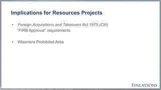 Foreign Investment in Resources Projects | PPTX | Business Accounting ...