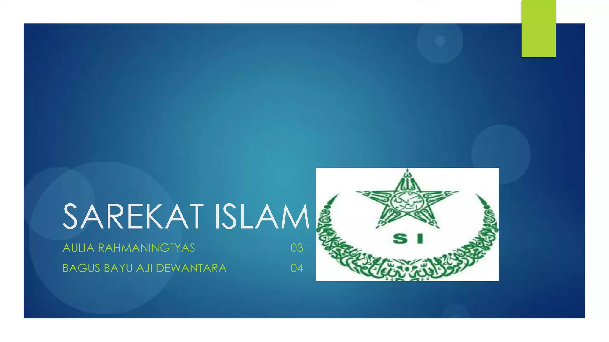Sarekat islam | PPTX