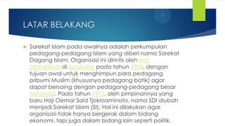 Sarekat islam | PPTX