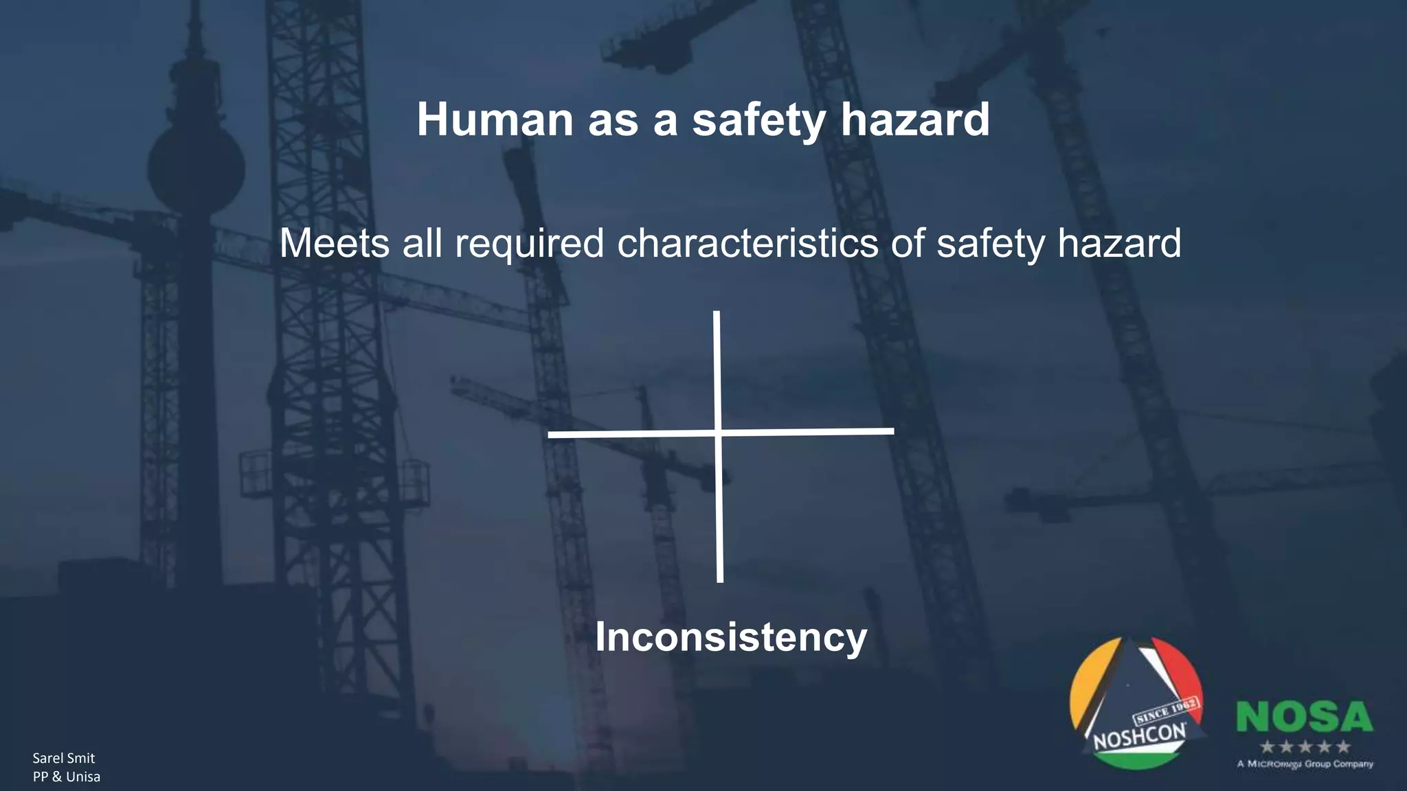 A Different Look at Safety Hazards and Origins of Safety Risk | PPTX