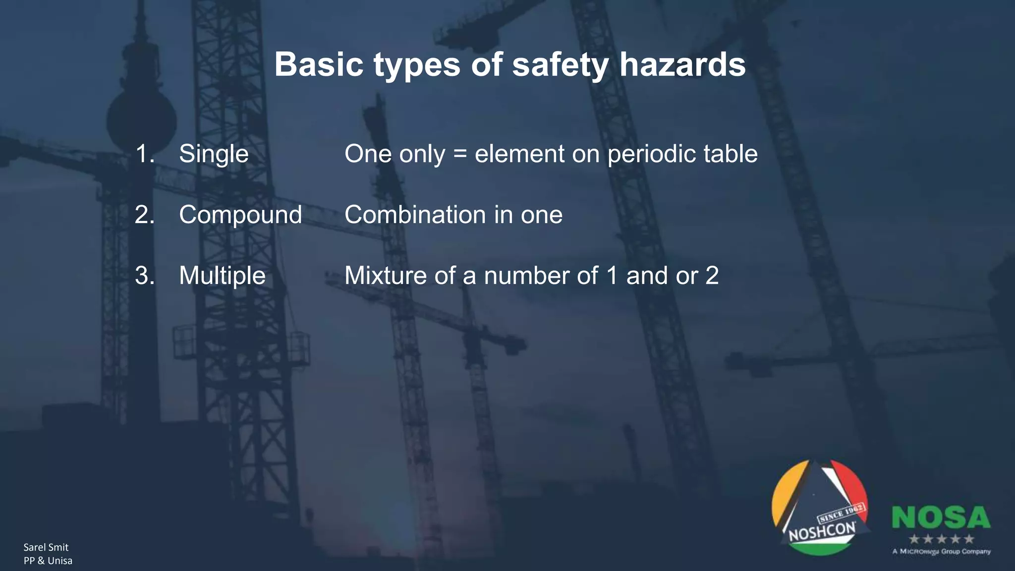 A Different Look at Safety Hazards and Origins of Safety Risk | PPTX
