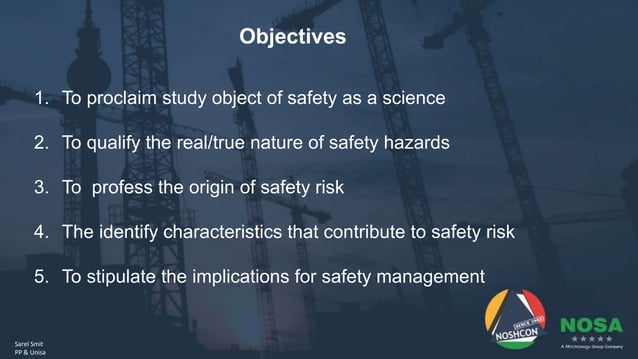 A Different Look at Safety Hazards and Origins of Safety Risk | PPTX